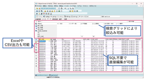 【待望のMySQL対応！】SI Object Browser for MySQL リリース