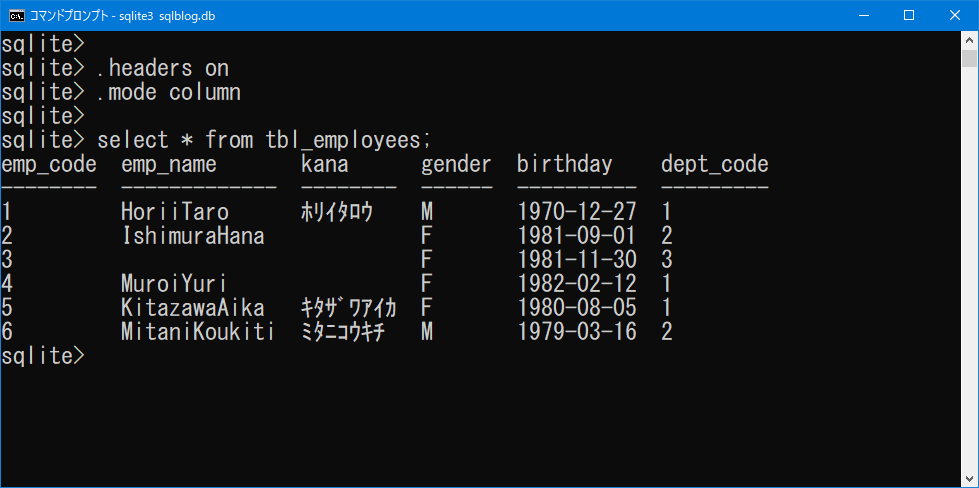 SQLのNULLを扱う関数（IFNULL、COALESCE）を使ってみよう！